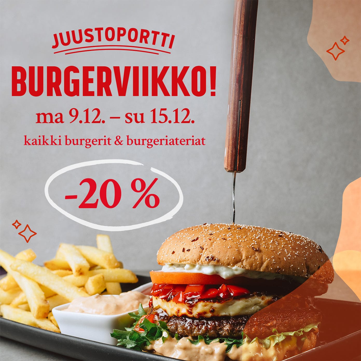 Burgerviikko Kuopiossa - Juustoportti